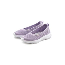 Lascana Sneaker violett Gr. 36 für Damen. Mit Zierkette