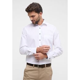 Eterna Businesshemd, Comfort Fit, Langarm, Kent-Kragen, für Herren, weiß, 43