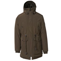 Koroshi Parka Herren Gr&ouml;&szlig;e S khaki / schwarz