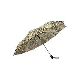 ANELY Taschenregenschirm Regenschirm Leopard Muster Kleiner Automatik Taschenschirm
