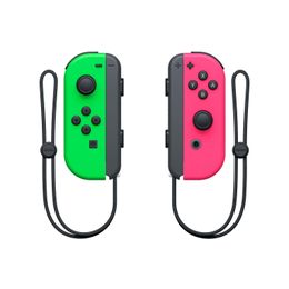 Nintendo Joy Con 2er Set, neon-grün/neon-pink Switch-Controller (Set