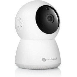 Smartwares® smartwares CIP-37550 WLAN Kamera Funk Innen Nachtsicht Full HD Camera Innen Überwachungskamera (Innenbereich