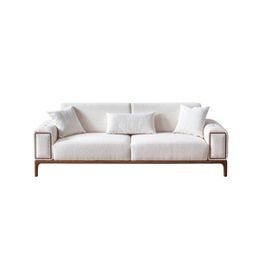 JVmoebel 3-Sitzer Sofa 3 Sitzer Modern Möbel Weiße Farbe Wohnzimmer Luxus Dreisitzer