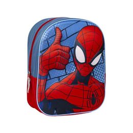 Spiderman Rucksack Kinderrucksack 3D Spider-Man Rot Blau 25 x 31 x 10 cm