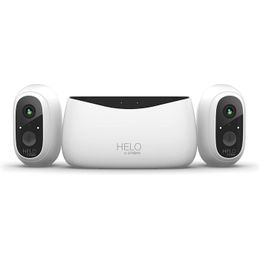 Strong HELO Full HD 1080P Kamera Set mit Bewegungserkennung IR-Nachtsicht Überwachungskamera (mit Basisstation