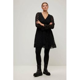 Studio Untold Jerseykleid Kleid A-Line Mini-Länge Glitter-Dots Wickeloptik