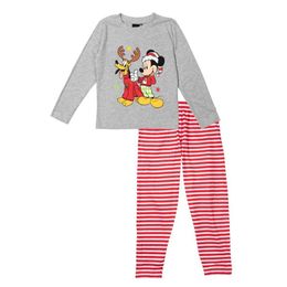 United Labels® Schlafanzug Disney Mickey Mouse XMAS Schlafanzug Jungen Langarm Christmas