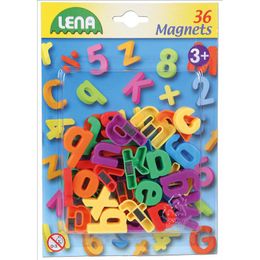 LENA Magnet-Buchstaben KLEIN 36-teilig in bunt