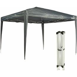 Gartenpavillon - Partyzelt 3x3m - 9m² - Easy-up mit Aluminiumstruktur - Klappbares Partyzelt - UV-Schutz - Mit Tragetasche - Taupe - taupe