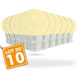 Los mit 10 gelben LED-Lampen 1 Watt (entspricht 10 Watt) Garland Guinguette