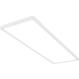 Briloner - Leuchten – Deckenlampe led, led Panel Ultra Flach, Backlighteffekt, neutralweißes Licht, 3.000 Lumen, Weiß, 580x200x30mm (LxBxH)