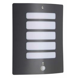 Brilliant - Lampe Todd Außenwandleuchte Bewegungsmelder anthrazit 1x A60, E27, 60W, geeignet für Normallampen (nicht enthalten) IP-Schutzart: 44