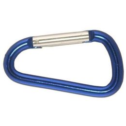 Karabinerhaken 50x28 mm Alu blau Karabiner Haken Schnapphaken Schlüssel - Conacord