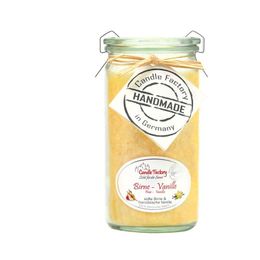 Candle Factory - Mini Jumbo Birne-Vanille Duftkerze Dekokerze 307108