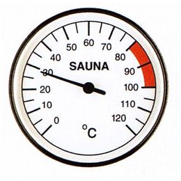 Thermometer 100 mm Durchmesser Saunazubehör Saunamessgerät S2214 - Infraworld