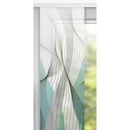 Neusser Collection - Flächenvorhang Waves petrol, 60 x 280 cm Flächenvorhänge