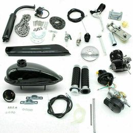 80CC Fahrradmotor Kits Hilfsmotor Kit 2-Takt-Benzinmotor Einzylinder Elektrofahrrad-Umbau-Set