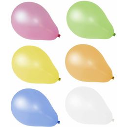 Fackelmann Wasserbomben Rio Party, Ballon für Geburtstage und Partys, hochwertiger Partyballon, vielseitiger Luftballon (Farbe: Gelb / Grün / Blau / Rosa / Weiß