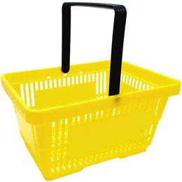 gebar Einkaufskorb 20 Liter in gelb mit einem Tragegriff - gelb