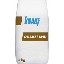Quarzsand hellgrau 5kg Filtersand Filterkies Innen/Außen - Knauf