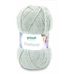 gründl Gründl - Wolle Shetland 100 g moos melange 100 g Handarbeit