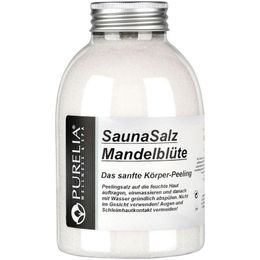 Sauna Salz Mandelblüte 650g Peelingsalz Sauna Salz Peeling Körperpeeling - Purelia