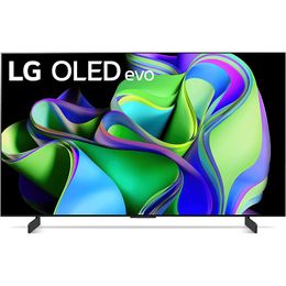 LG OLED42C37LA OLED evo TV (Flat, 42 Zoll / 106 cm, UHD 4K, SMART TV, webOS 23 mit ThinQ)