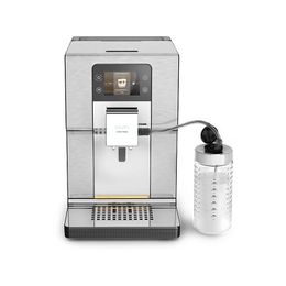 Krups EA877D Intuition Experience+ Kaffeevollautomat Schwarz/Silber