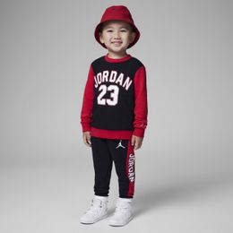 Jordan 23 Air Jordan-Rundhalsshirt-Set für Kleinkinder - Schwarz