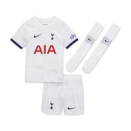 Tottenham Hotspur 2023/24 Home dreiteiliges Nike Dri-FIT-Set für jüngere Kinder - Weiß