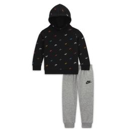 Nike Sportswear Club Printed Hoodie Set zweiteiliges Fleece-Set für Babys - Grau
