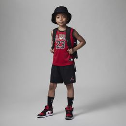 Jordan Jumpman Air Set aus T-Shirt und Shorts für jüngere Kinder - Schwarz