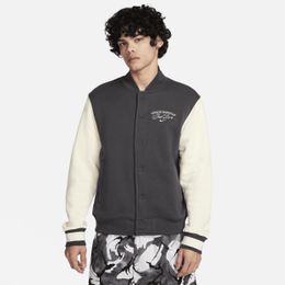 Nike Sportswear Varsity-Fleece-Jacke für Herren - Grau