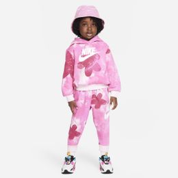 Nike Sci-Dye Club Fleece Set zweiteiliges Hoodie-Set für Kleinkinder - Pink