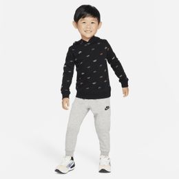 Nike Sportswear Club Printed Hoodie Set zweiteiliges Fleece-Set für Kleinkinder - Grau