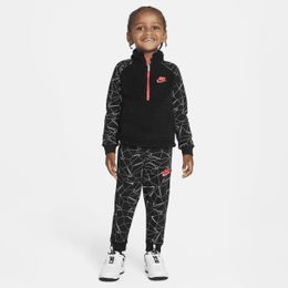 Nike Set aus Hoodie und Hose für Kleinkinder - Schwarz