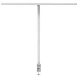 Unilux STRATA LED-Schreibtischlampe weiß 12,7 W mit Tischklemme