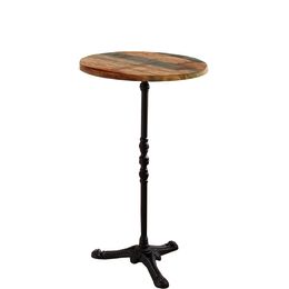 SIT-MÖBEL SIT Möbel TABLES & CO Stehtisch 60x60 cm Gusseisen/Altholz Bunt/ Altholz/