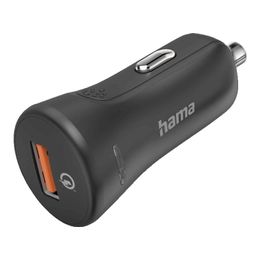Hama Qualcomm Quick Charge 3.0, USB-A KFZ-Ladegerät Universal 19.5 Watt, Schwarz