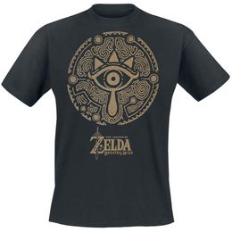 THE LEGEND OF ZELDA Emblem T-Shirt schwarz in L