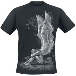 Spiral Enslaved Angel T-Shirt schwarz in L