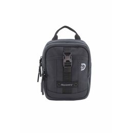 Discovery Schultertasche Shield, Hergestellt aus robustem rPet Polyester-Material, schwarz