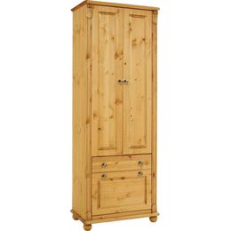 Home Affaire Garderobenschrank Tessin aus massiver Kiefer, beige