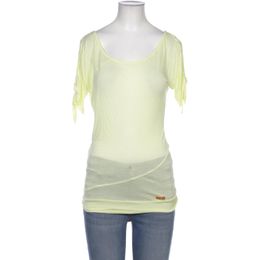Khujo Damen T-Shirt, gelb, Gr. 34