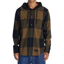 DC Shoes Langarmhemd »Ruckus« Capers/ Black Plaid XXL - US-Größen US-Größen XXL Stoff: Baumwollflanell am Körper