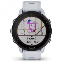 Garmin - Forerunner 955 Solar - Multifunktionsuhr weiß/schwarz