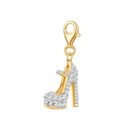 Glanzstücke München Glanzstücke München Charm-Einhänger High Heel gelbgold