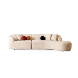 JVmoebel Ecksofa Weiß Couch Sofa Ecksofa L-form Modern Möbel wohnzimmer Eckgarnitur