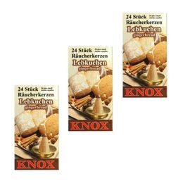 Knox Räuchermännchen 3 Päckchen Räucherkerzen- Lebkuchen
