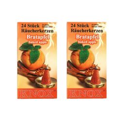 Knox Räuchermännchen 2 Päckchen Räucherkerzen- Bratapfel